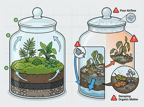 Why Fungus and Mold Grow in My Terrarium – Green Chapter