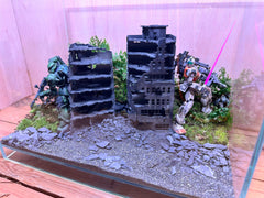GUNPLA TERRARIUM - Urban Battle (Skybox 36x22x26cm) – Green Chapter