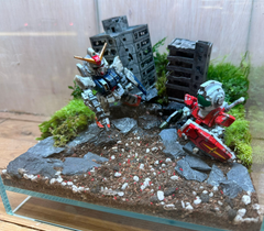 GUNPLA CRITTER TERRARIUM - MS08th Team (20x20x20cm) – Green Chapter